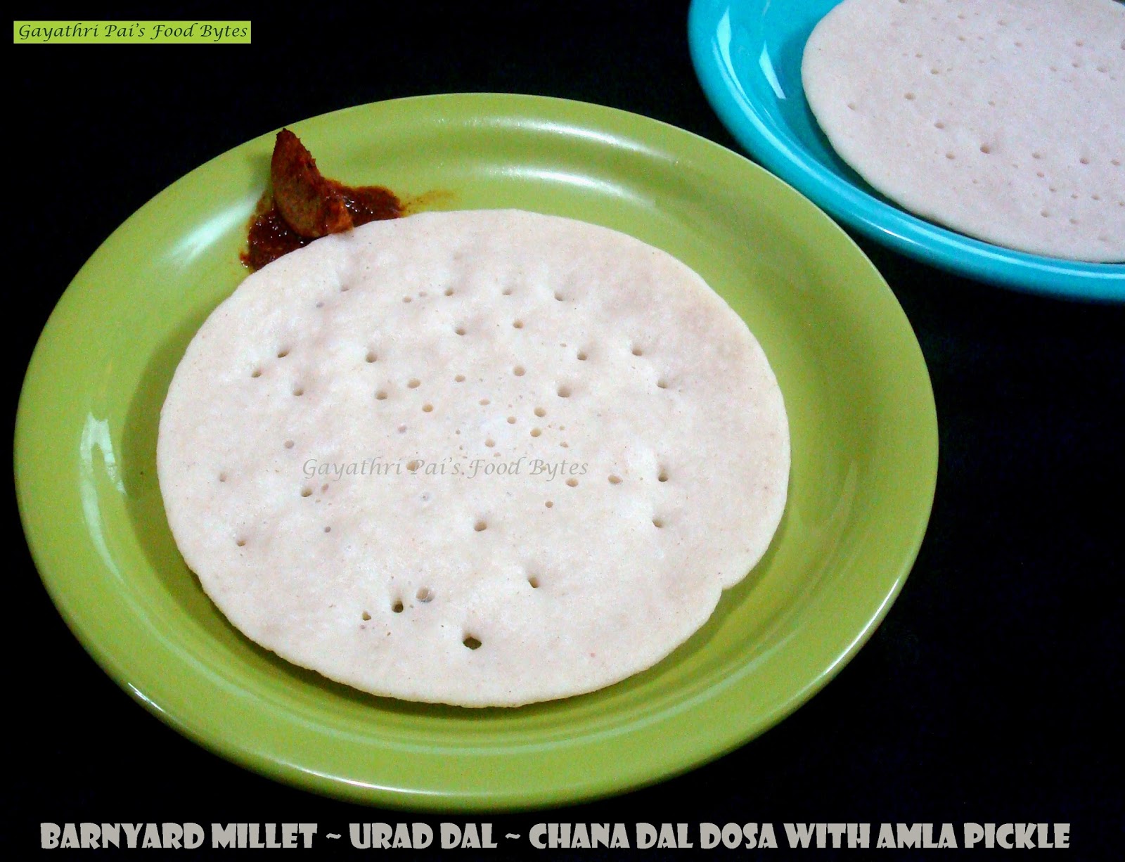 Gayathri Pai's Food Bytes: Barnyard Millet (Varai) ~ Urad Dal ~ Chana ...