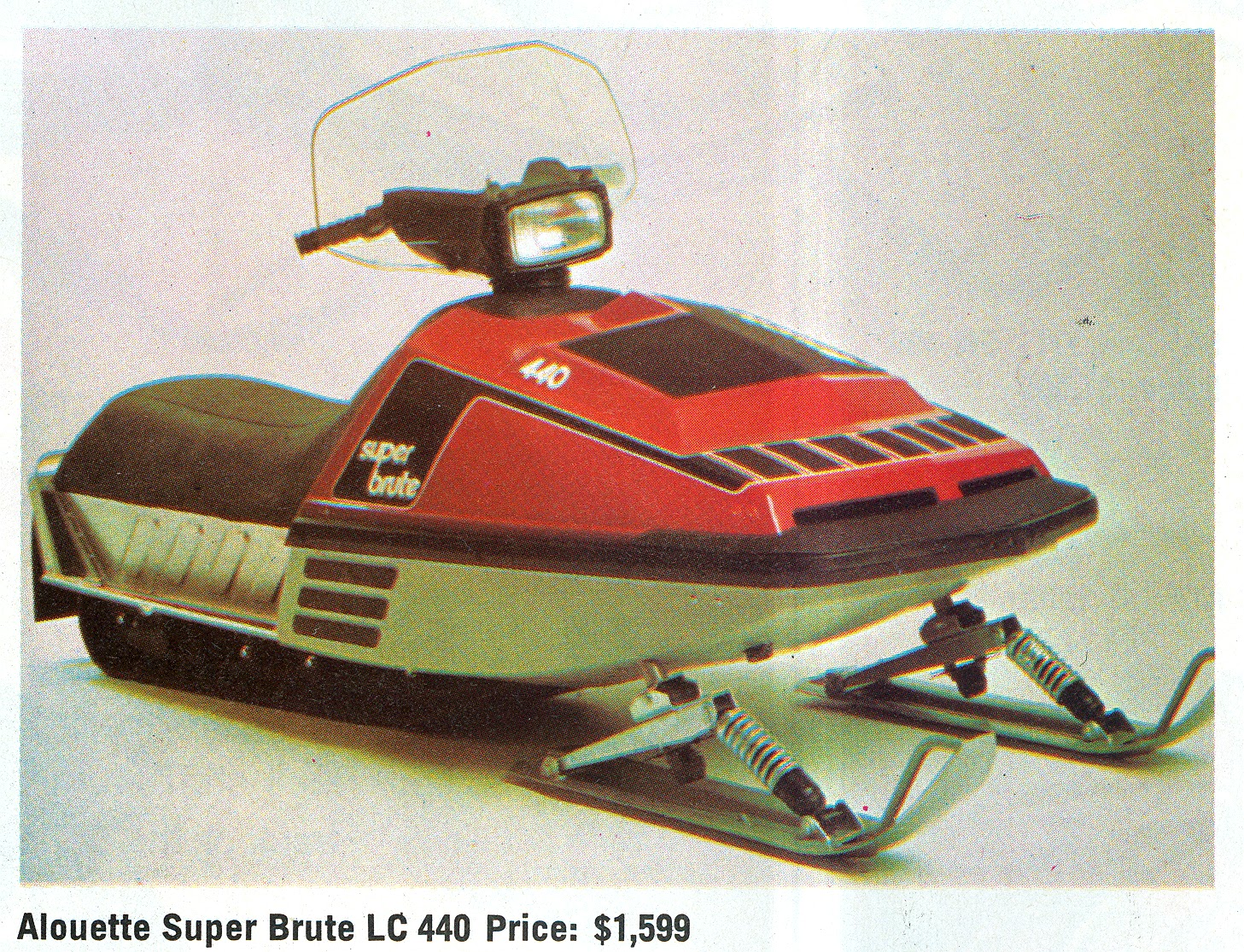 CLASSIC SNOWMOBILES OF THE PAST: 1974 ALOUETTE SUPER BRUTE SNOWMOBILE