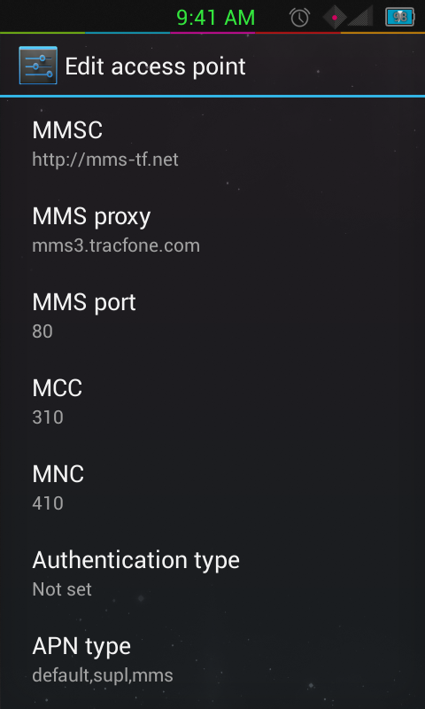 Tech, Android, and other stuff: Samsung Galaxy S2 APN Settings for ...