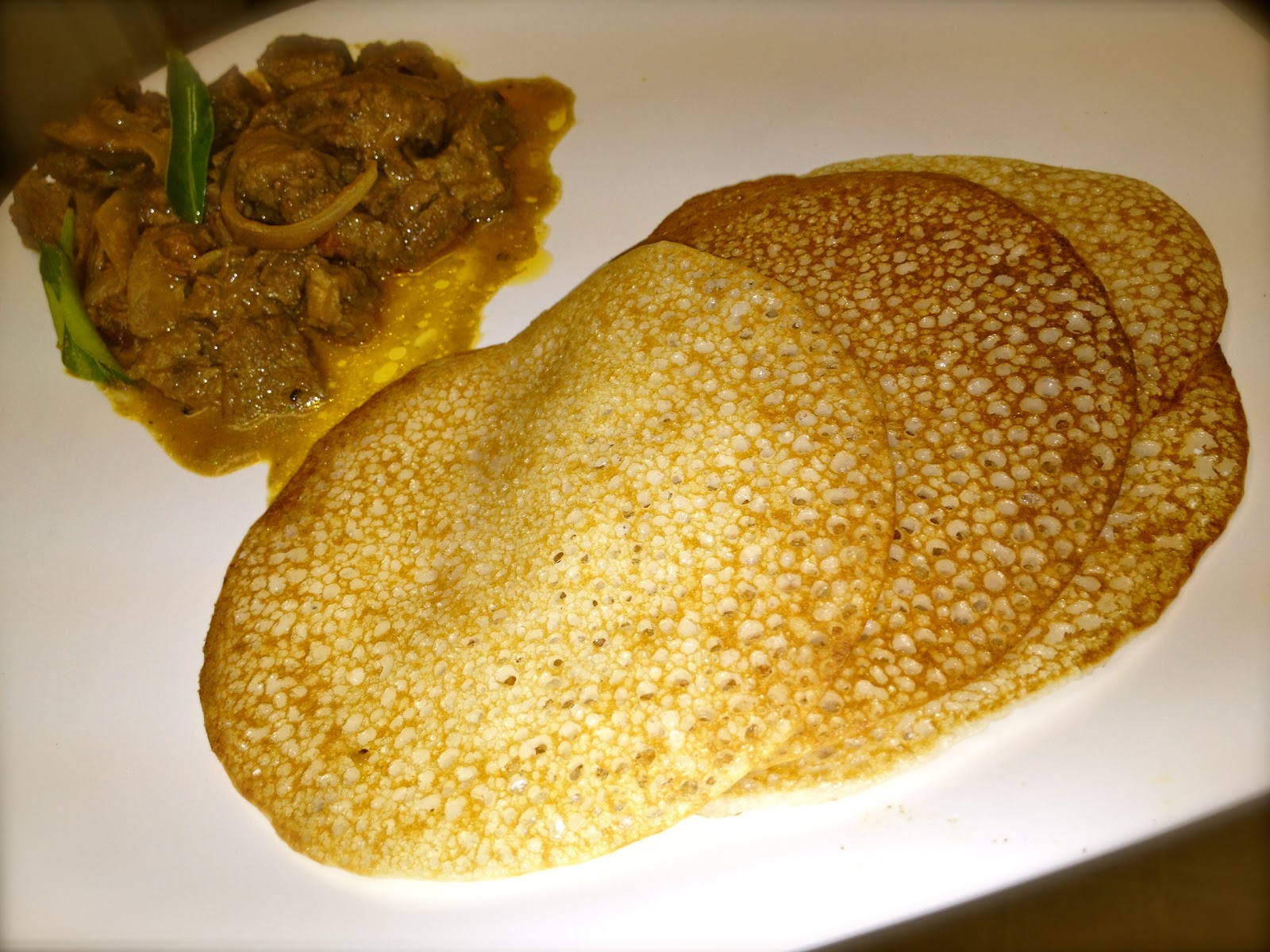 Blessings From My Kitchen: Appam and Beef Mappas