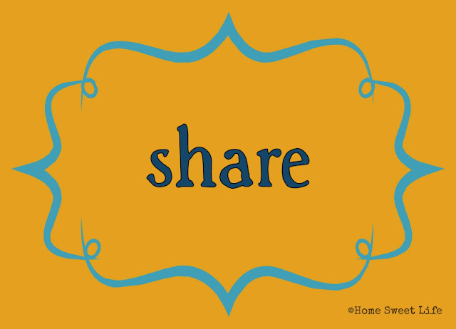 Home Sweet Life: Share