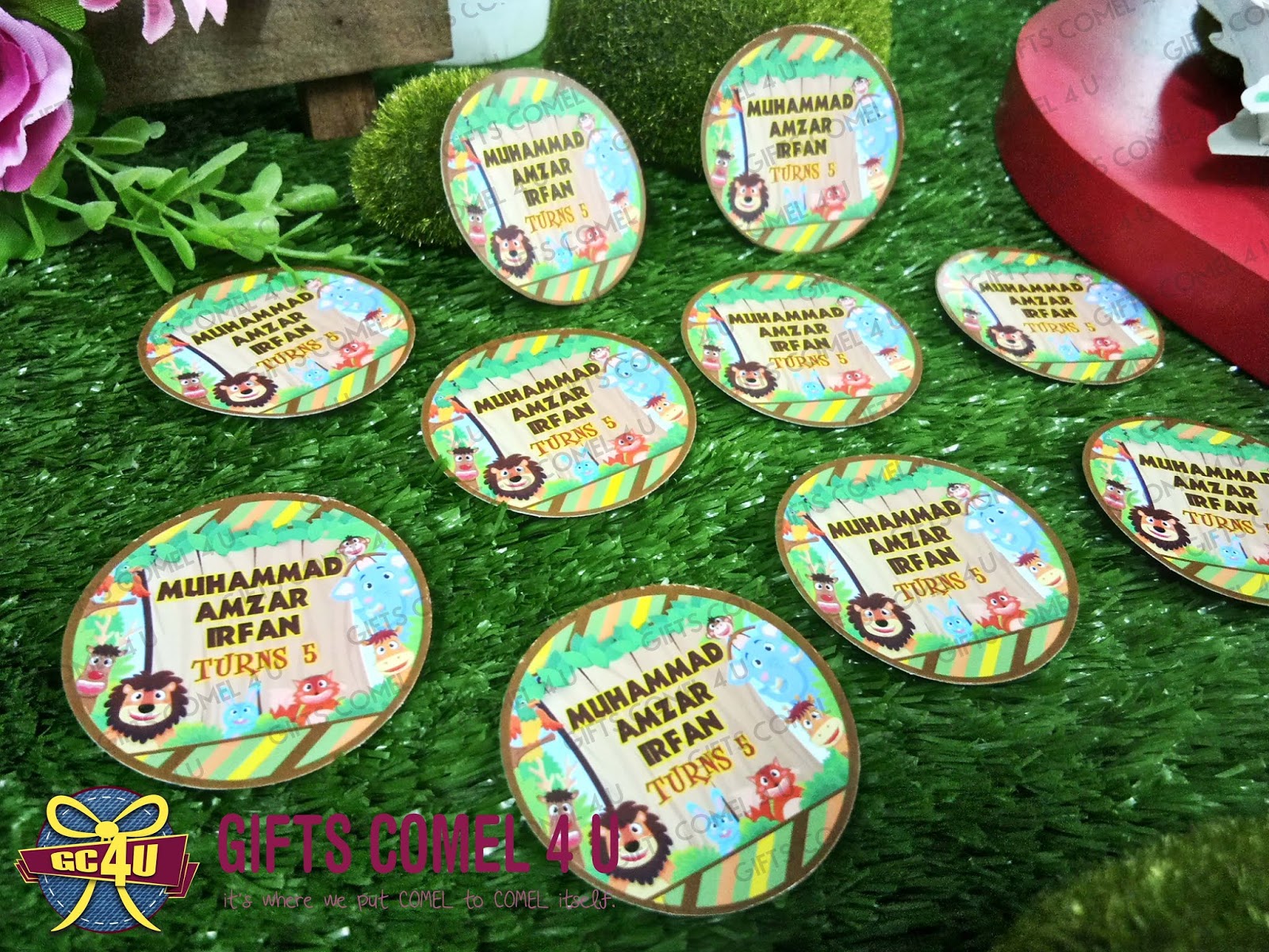 Gifts Comel 4 U: Stickers & TQ Tag