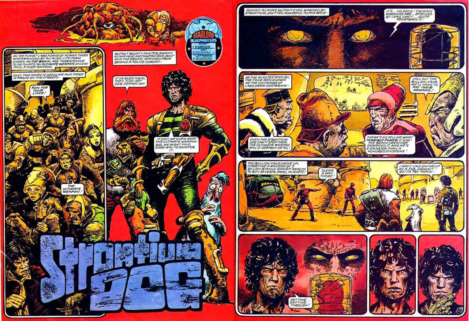 COMIC IS ART: HOMENAJE A CARLOS EZQUERRA (1947-2018): EL STRONTIUM DOG ...