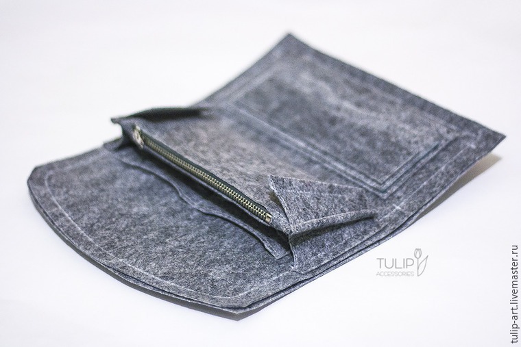 How to Sew a Felt Wallet / Purse. Tutorial
