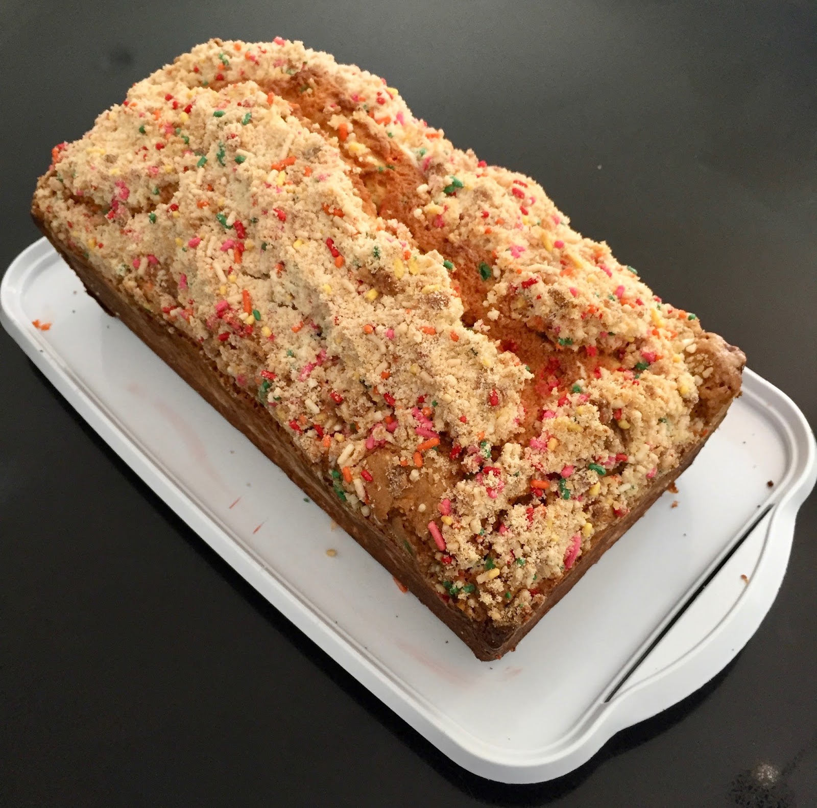 My Mother's Apron Strings: Rainbow Sprinkle Bread with Birthday Cake ...