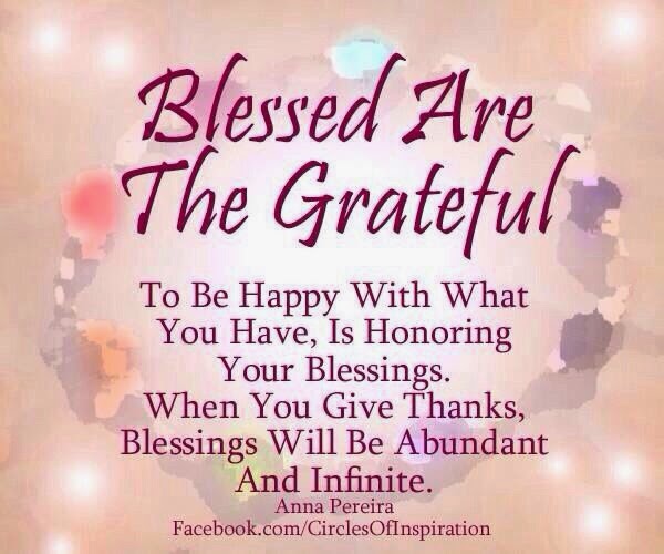 Blessed Are The Grateful | Thoroughly Positive