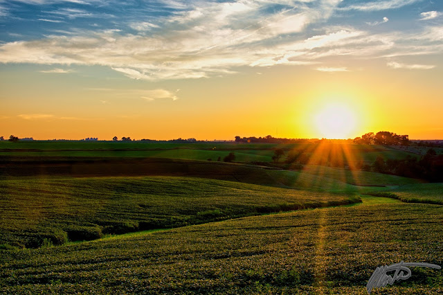 Monte's Creative Images: Iowa Countryside Sunset