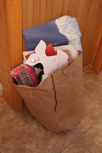 Raising Creative Hearts: The Paper Bag Art Gallery