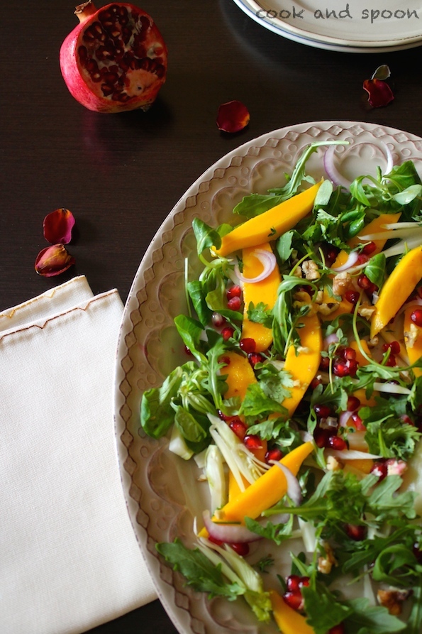 Cook & Spoon: ENSALADA DE HINOJO, MANGO Y NUECES