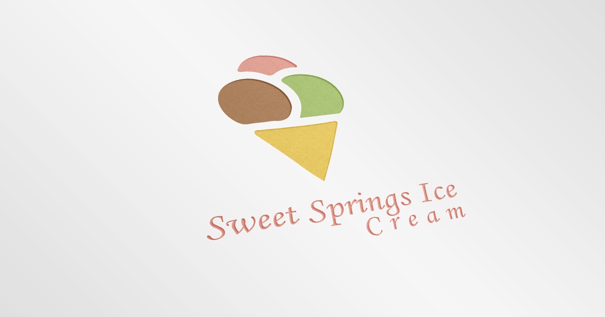 Lunar Creations: Sweet Spring Ice Cream Logo