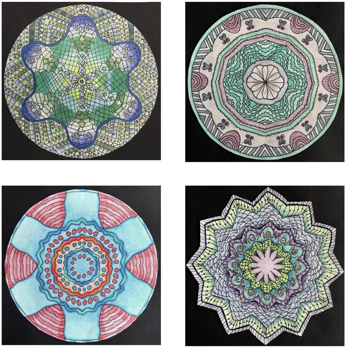 The Rolling Artroom: Radial Designs (7th-12th General Art)