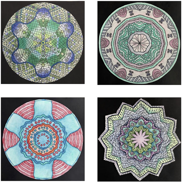 The Rolling Artroom: Radial Designs (7th-12th General Art)