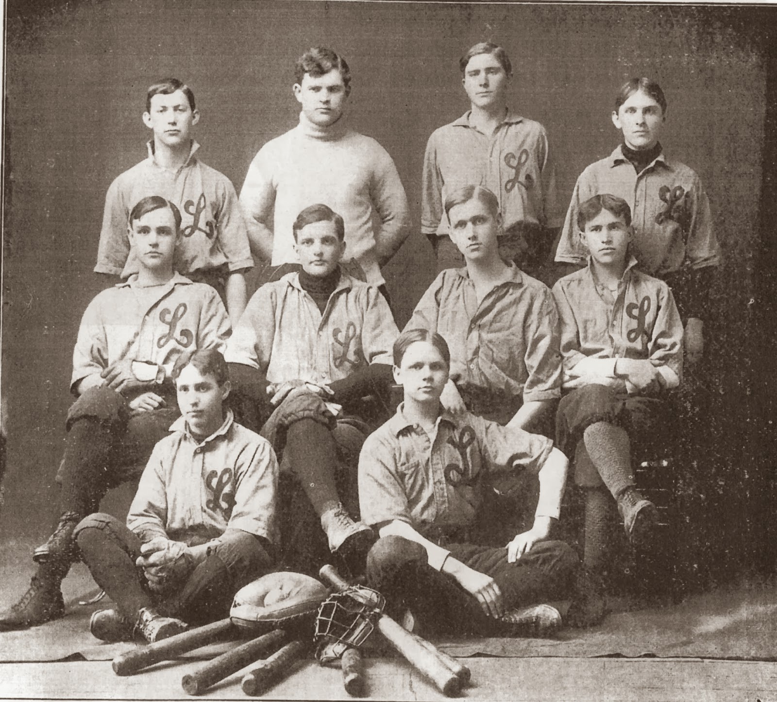 Local History @ CDPL: The Green and Gold Gap Hitters ... Ladoga ...