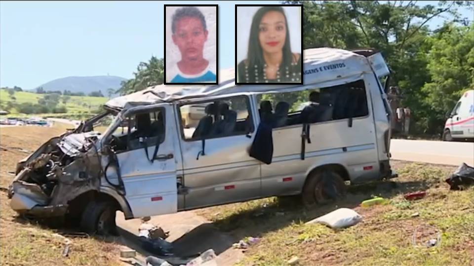 Acidente com van provoca duas mortes e deixa 11 feridos na BR-262 ...