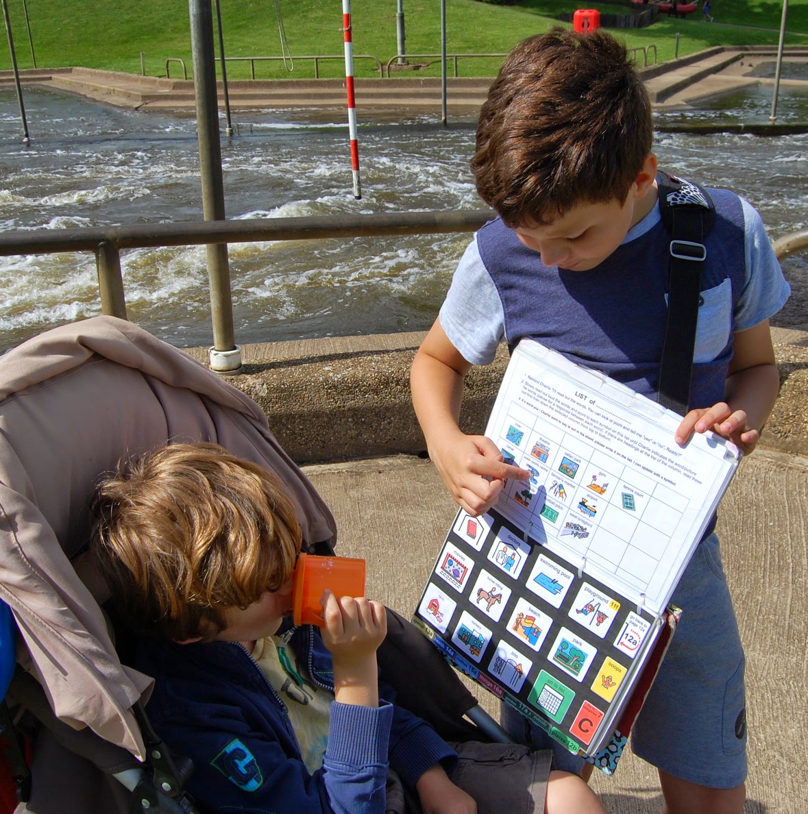 Uncommon Sense: #AACfamily Friday: Week Two: AAC out and about!