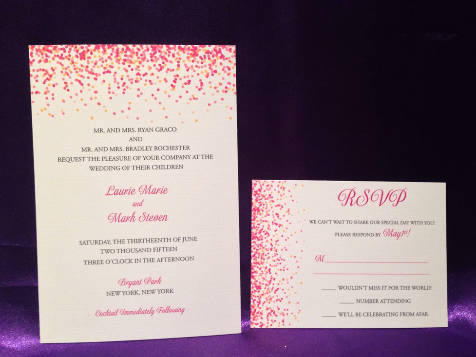 Bling, Sparkles, Oh My!: Wedding Invitations 101 – When Should I Order ...