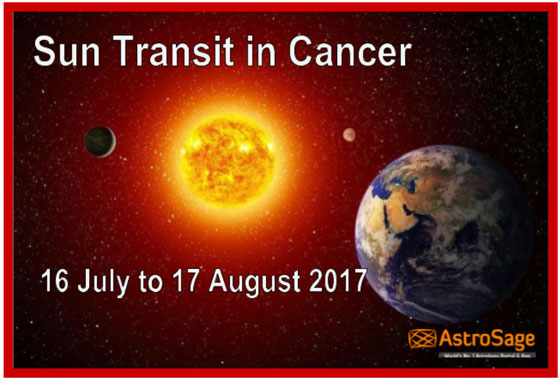 AstroSage Magazine: Sun Transit in Cancer