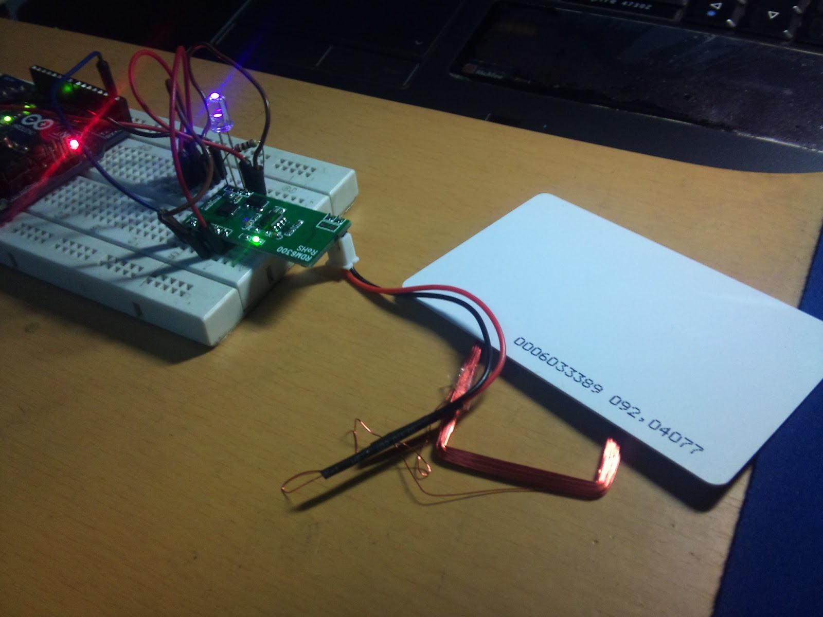 sharing arduino & modul electro: arduino with RDM 6300 RFID Reader Modul