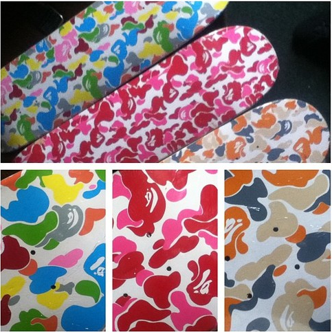 DON D WORLD: A BATHING APE BAPE SKATEBOARDS