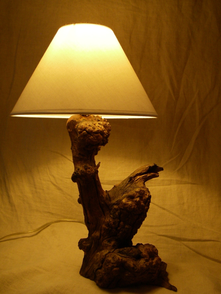 Yosemite Goat's Art and Wooden Creations: Wood Lamps