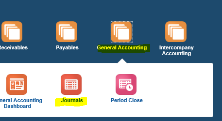 Oracle Application's Blog: Entering Manual Journals in Oracle Fusion
