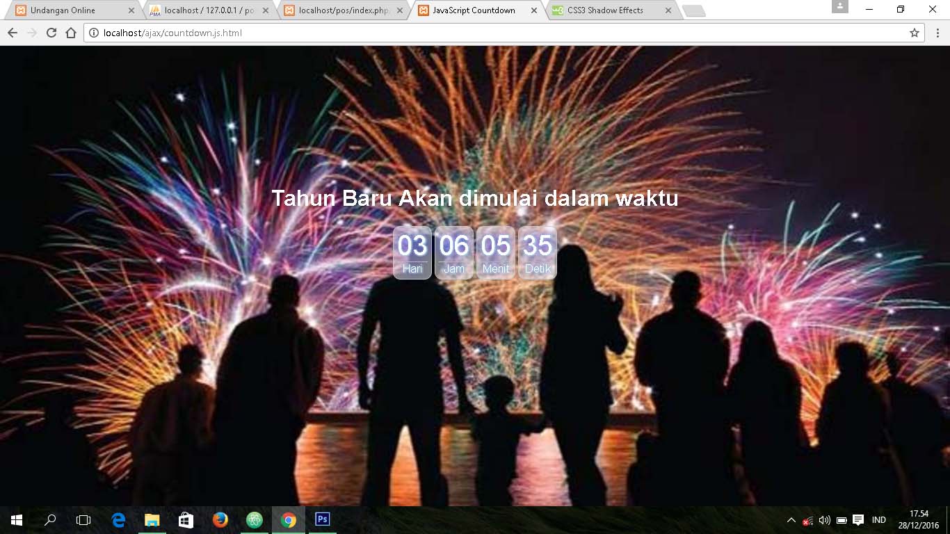 Cara Membuat Countdown dengan javascript - Juanas Smith Shared