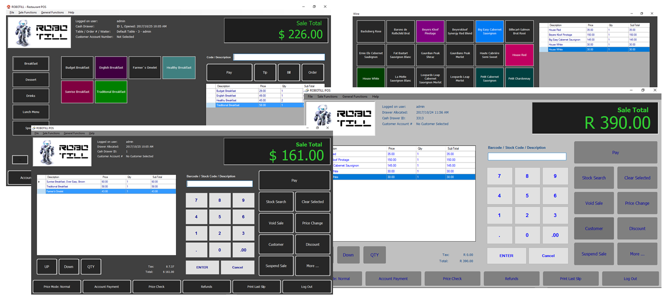 POS Themes and Button Colours