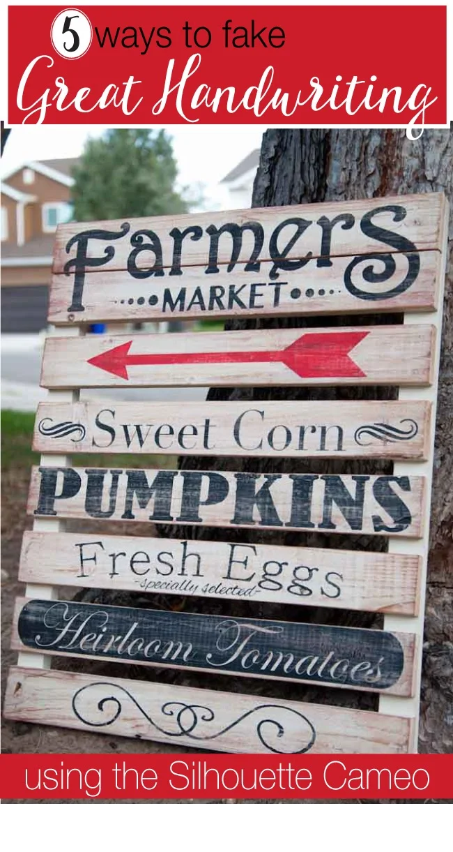 5 Ways to Fake Handwritten Lettering with Silhouette CAMEO - Silhouette ...