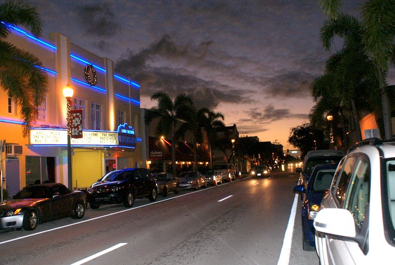 Lynn's little bit of trivia : Low-rise downtown Lake Worth and the Sunset