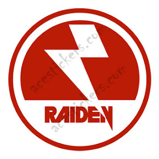acestickers: Raiden Logo Stickers (16 x 16 cm)