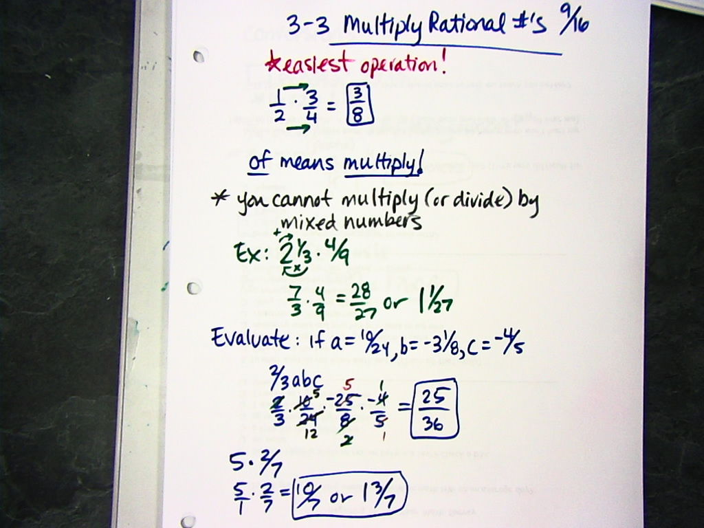 Math 7 Accelerated with Mrs. VanDyke: September 2015