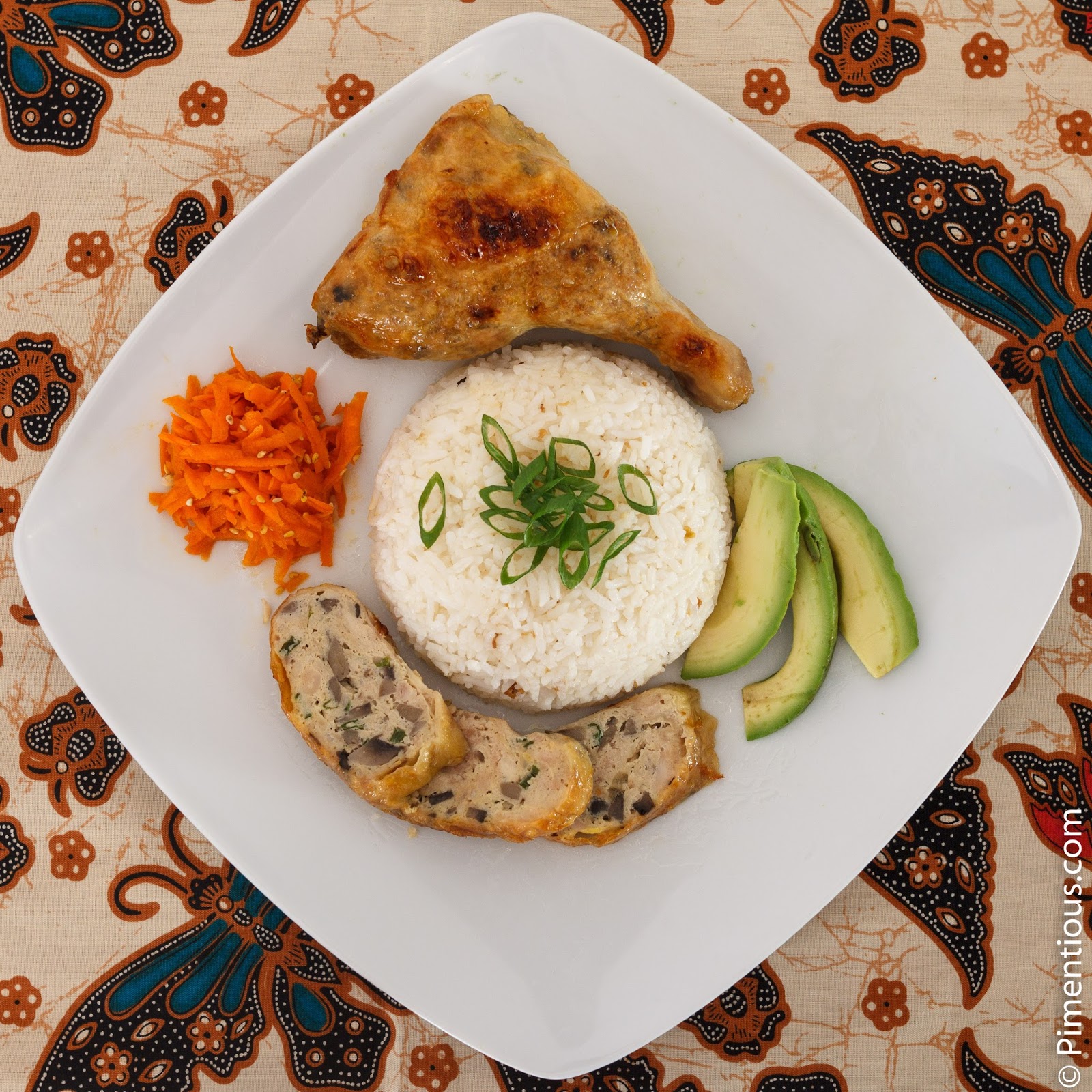 Mushroom Stuffed Chicken Leg | Pimentious