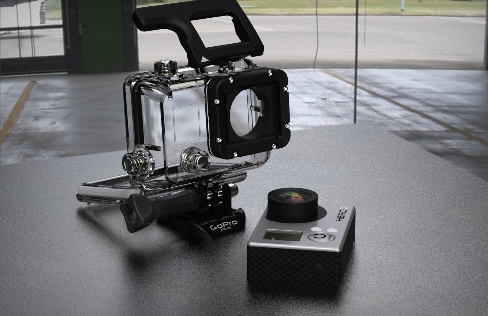 GoPro Hero 3 (W) || Download free 3D cad models #100064