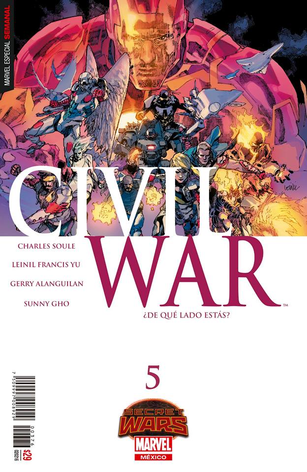 Daily Comics Mexico Secret Wars Civil War 5 Marvel Comics México
