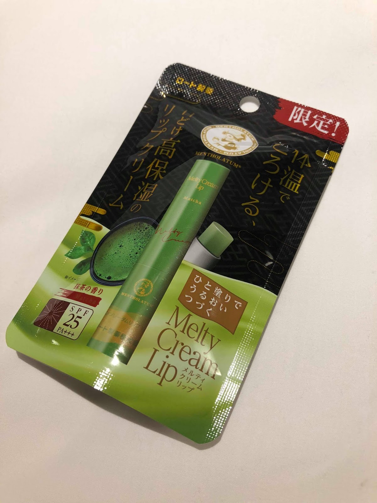 Matcha Melty Lip by Mentholatum: Review