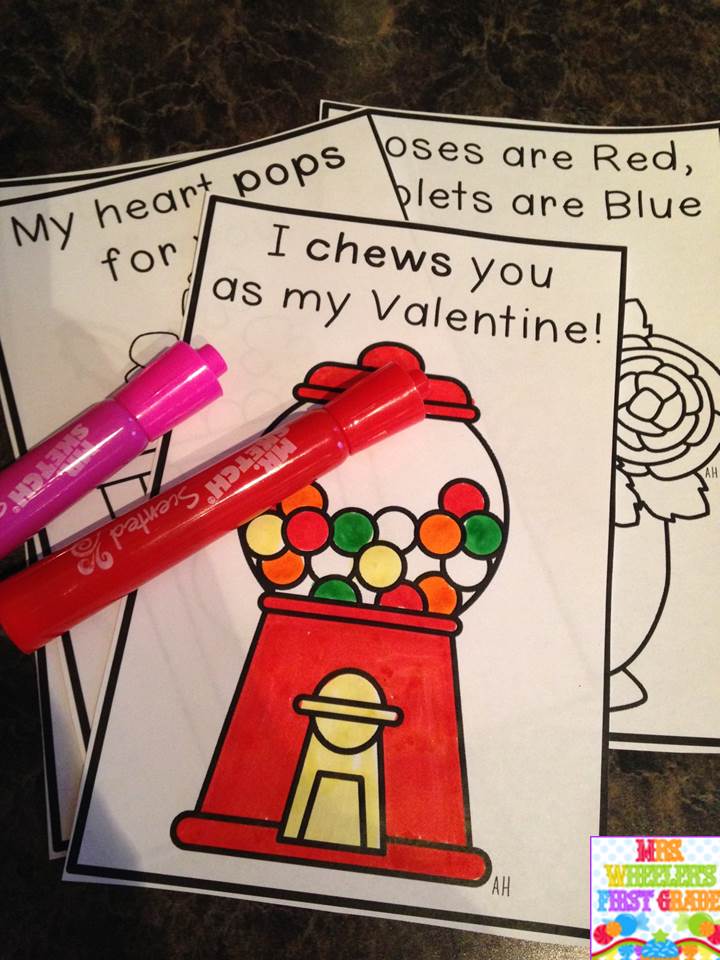 Mrs. Wheeler's First Grade Tidbits: Valentine's Day Party Pack