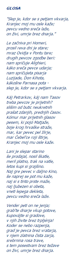 Književnost in slovenska slovnica - 14. april 2016