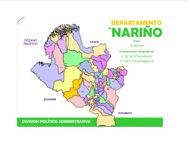 Colombianidad Decimo B: MAPA DE NARIÑO Y MUNICIPIOS (TatianaFernandez)
