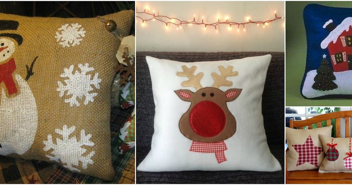 Ideas fáciles para hacer 7 hermosos cojines navideños decorativos ...