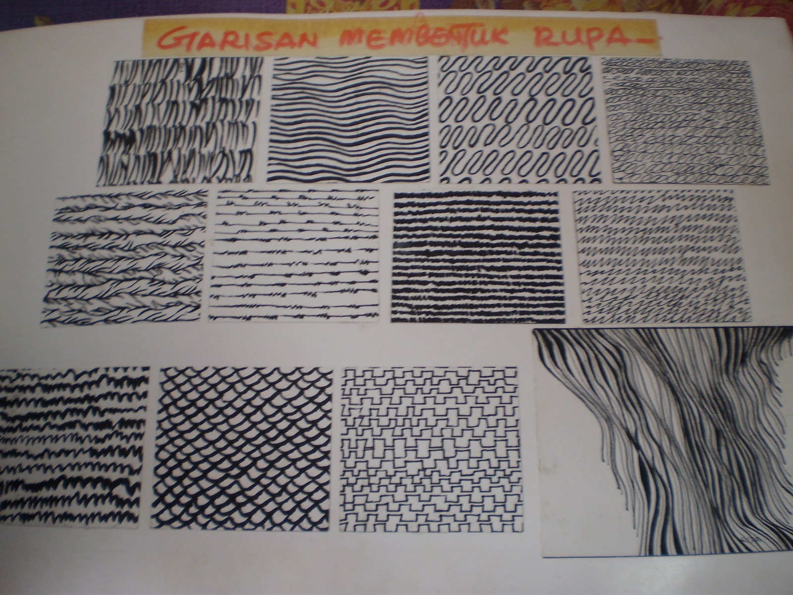 DUNIA SENI VISUAL LEE MEI SEE EL-N03 D20102044199: Contoh garisan yang ...