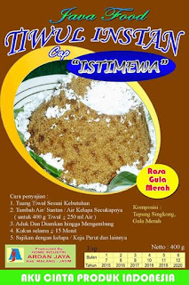 GATOT TIWUL INSTAN: MAKANAN KHAS JAWA