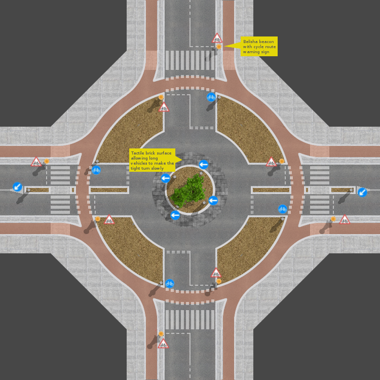 Hackney cyclist: Converting roundabouts into crossroads