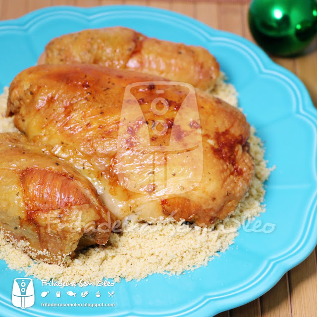 Frango Desossado Assado na AirFryer | Fritadeira sem Óleo - Receitas AirFryer