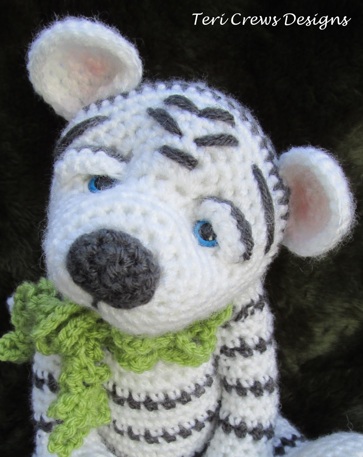 Teri's Blog: New White Tiger Crochet Pattern