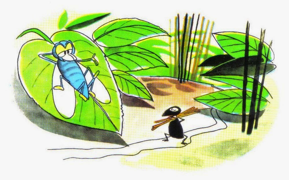 Salvo el crepúsculo: Fábulas/ 11 - La Cigarra y la Hormiga - Jean de La ...