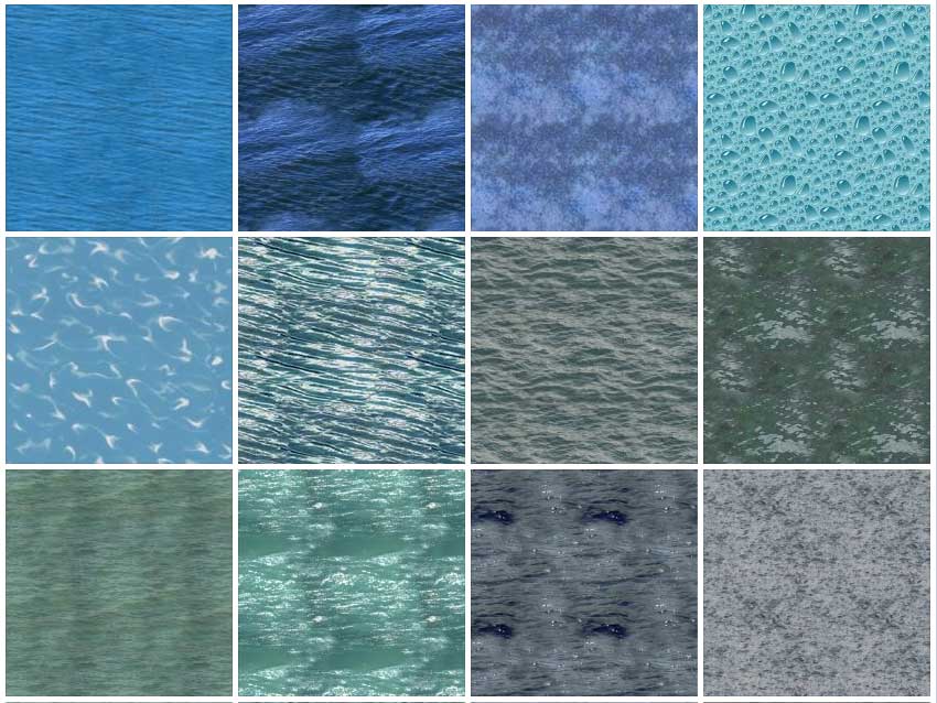 SKETCHUP TEXTURE: TEXTURE WATER SEA WATER