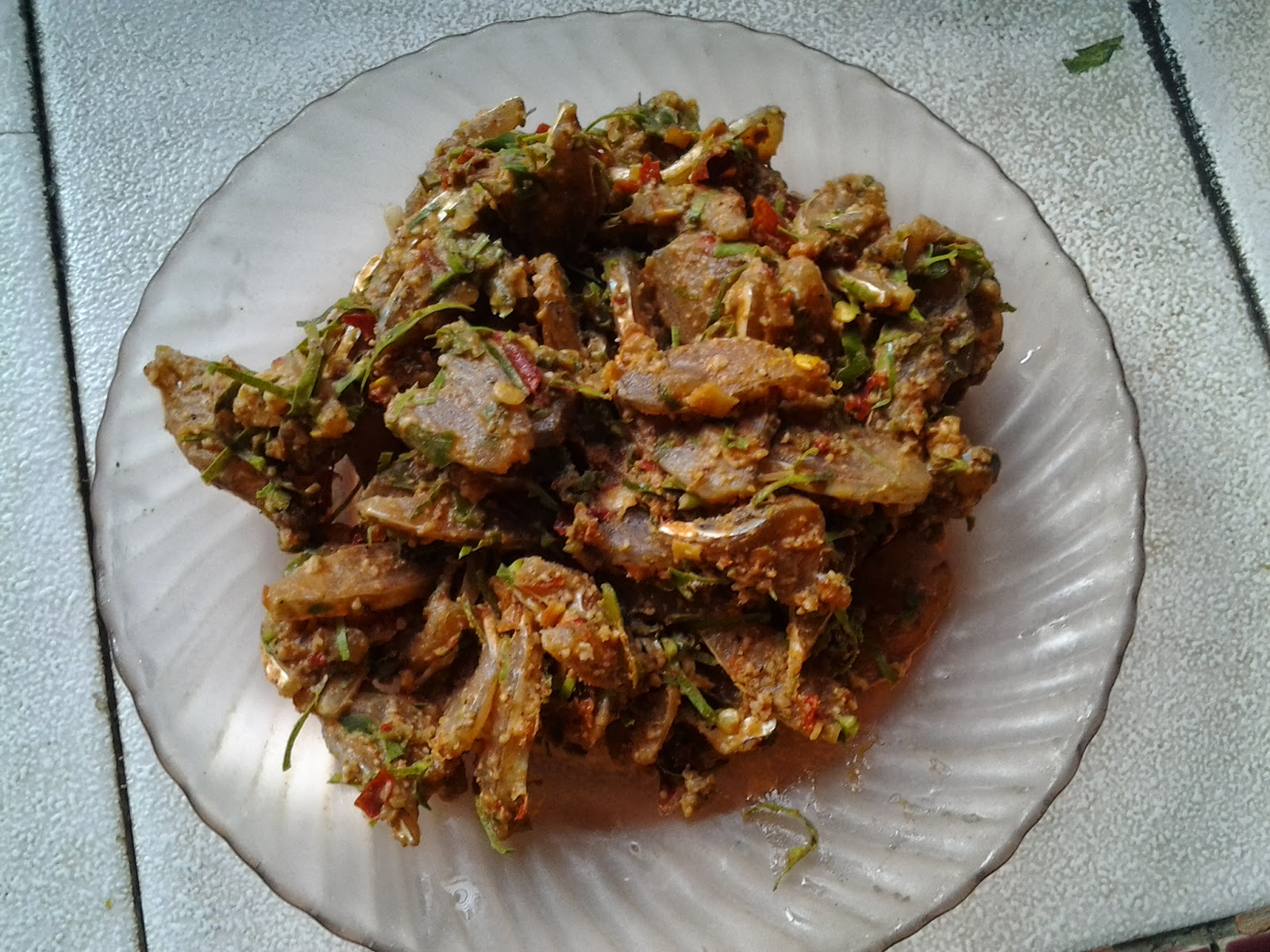 KERABU IKAN KEBASI MENTAH