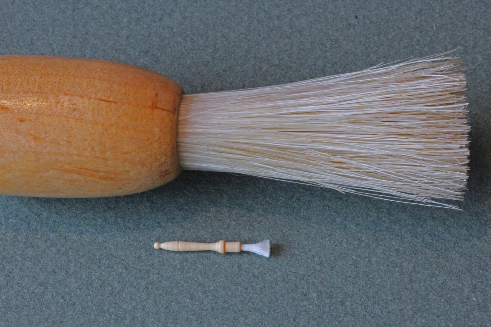 David Edwards Miniatures: 1/12th scale pastry brush, turned in boxwood ...