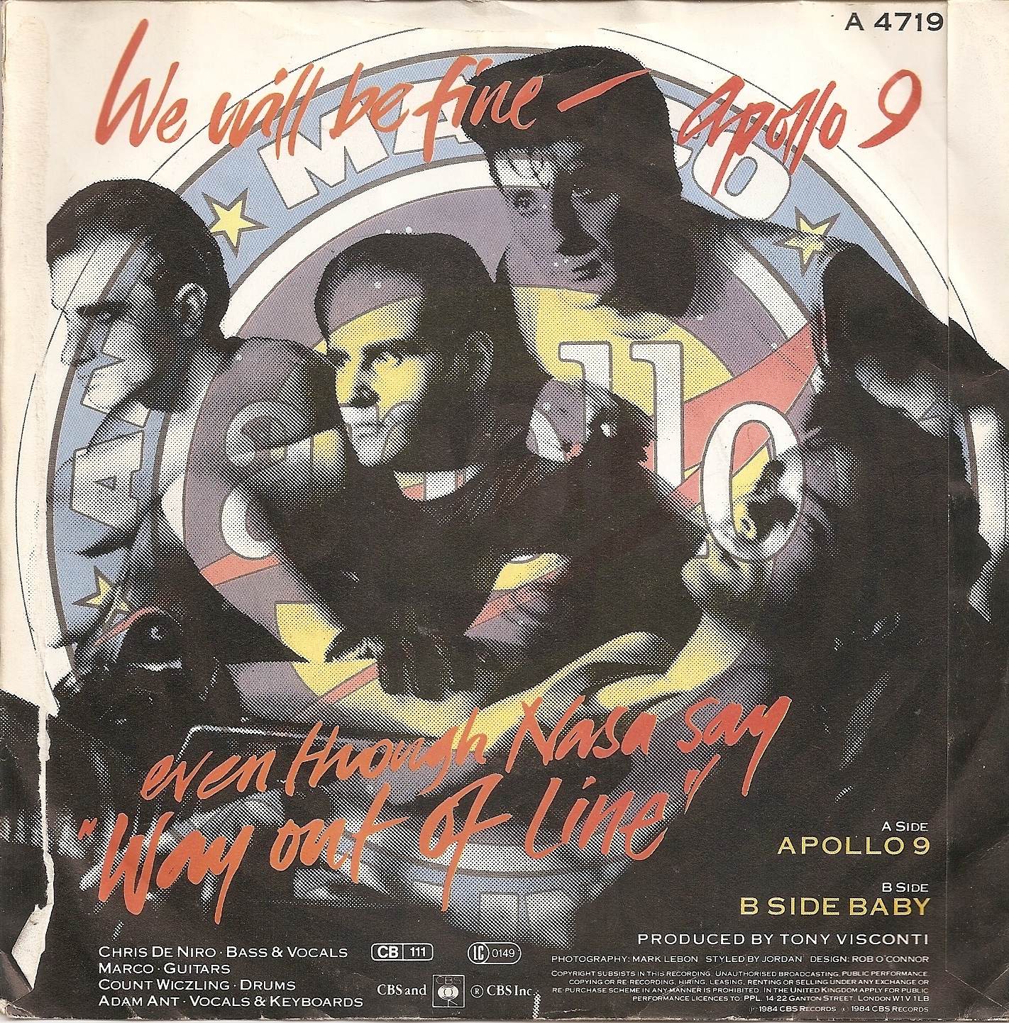 Lee's Old Music: Adam Ant - Apollo 9