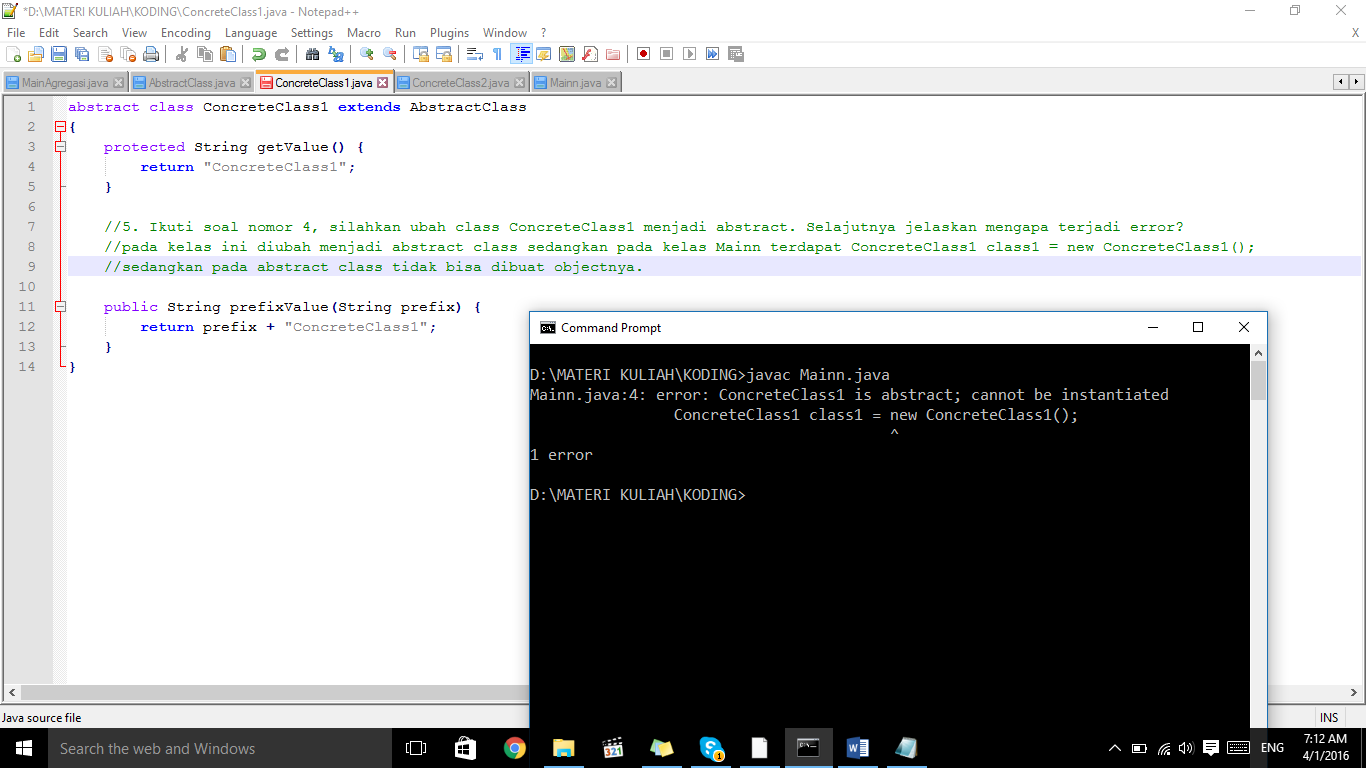 Perbedaan Antara Abstract Class dan Interface Pada Java ~ Welcome to Rizka's Blog